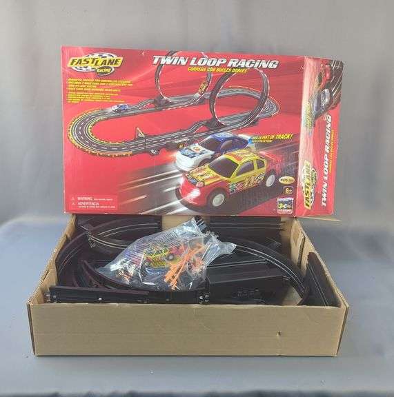 Fast Lane Racing, Twin Loop Racing, Over 18' Of Track, In Original Box ...