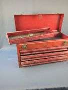 Waterloo 3 Drawer Portable Tool Box, 12" x 20.5" x 8.5", Contents ...