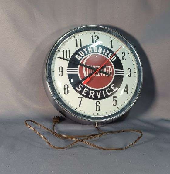Seth Thomas Studebaker Authorized Service Wall Mounted Clock, Approx 14 ...