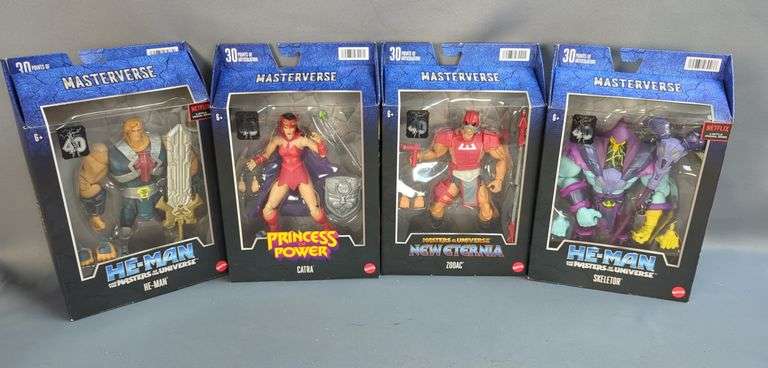 Masters Of The Universe Action Figures In Original Boxes ,By Mattel ...