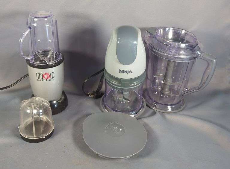 Ninja Food Processor Model QB900B30 And Magic Bullet Blender Model ...