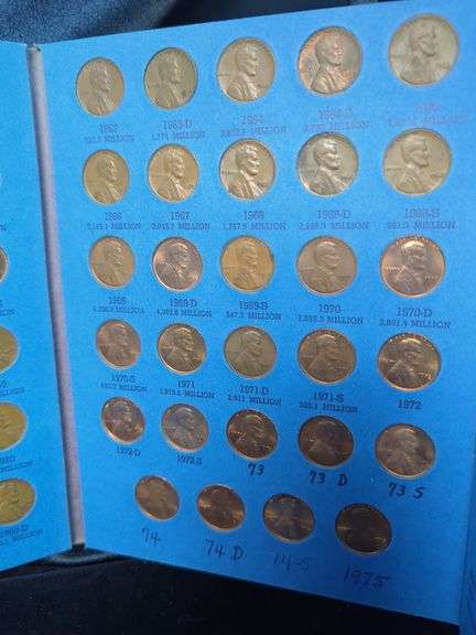 Whitman Lincoln Cent Collection Starting 1941 Number Two Complete Set ...