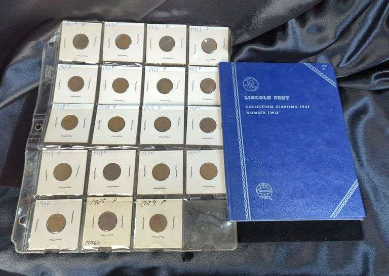 Whitman Lincoln Cent Collection Starting 1941 Number Two Complete Set ...