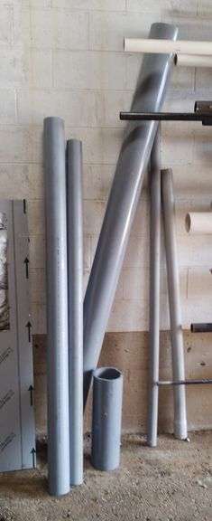 Sears EverTuff Industrial 6" PVC Pipe, Qty 1, 4" Qty 2, Various Widths ...
