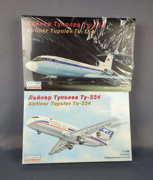 Eastern Express Airliner Tupolev Tu-334 & Tu-154 Model Kits - Mayo ...