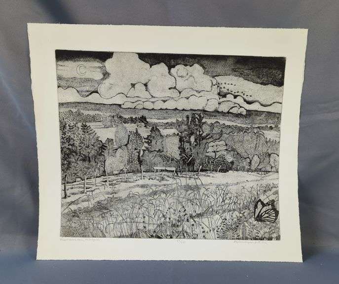 Stephanie Ingram Scott 'Miss O'Conner's Farm, Milledgeville' Print ...