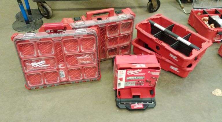 Milwaukee Packout Modular Storage Containers And Tool Caddy's, Approx ...