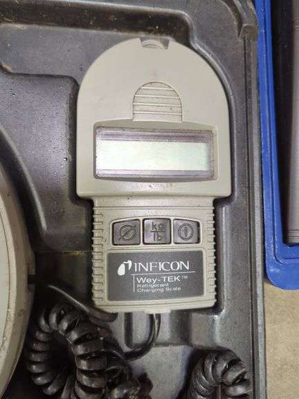 Inficon Wey-Tek Refrigerant Charging Scale, Powers On, In Hard Case ...
