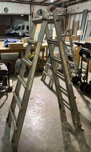 Little Giant Multi-Purpose 11' Step Ladder, Extends To 26' - Mayo ...