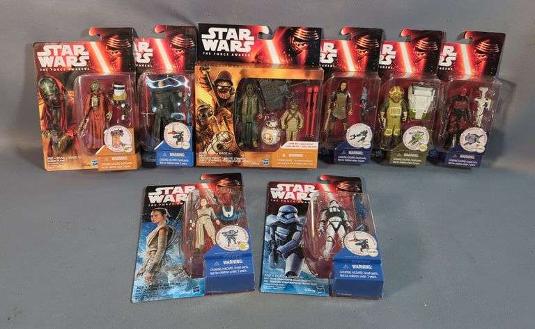 Hasbro Star Wars The Force Awakens Figures Including Rey (Starkiller ...