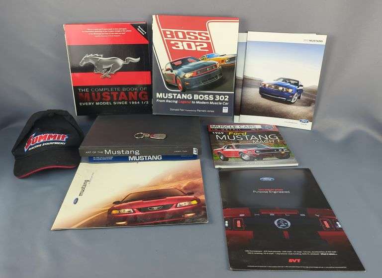 Ford Mustang Hardcover Books Including The Art Of Mustang, Mustang Boss ...