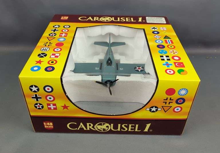 Carousel 1 Diecast Airplane, 1:48 Scale Model Of United States Navy F4F ...