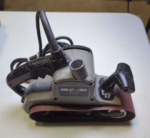 Porter Cable 3 x 21 Variable Speed Belt Sander, Model 352VS, Powers On ...