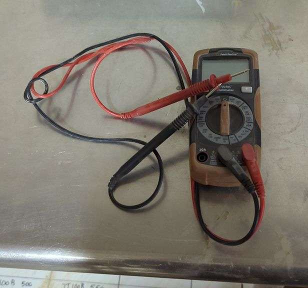 Southwire Manual Ranging Multimeter, Model 100305, Includes Probes ...
