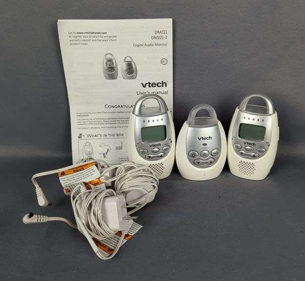 Vtech Digital Baby Monitor, DM221, Includes Monitor And Two Parent ...