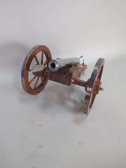 Fireable Black Powder Scale Model Of Civil War Era Cannon, Unknown Bore ...