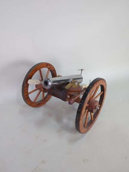 Fireable Black Powder Scale Model Of Civil War Era Cannon, Unknown Bore ...