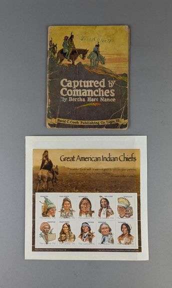 Great American Indian Chiefs Stamp Sheet, Includes Sitting Bull, Chief ...