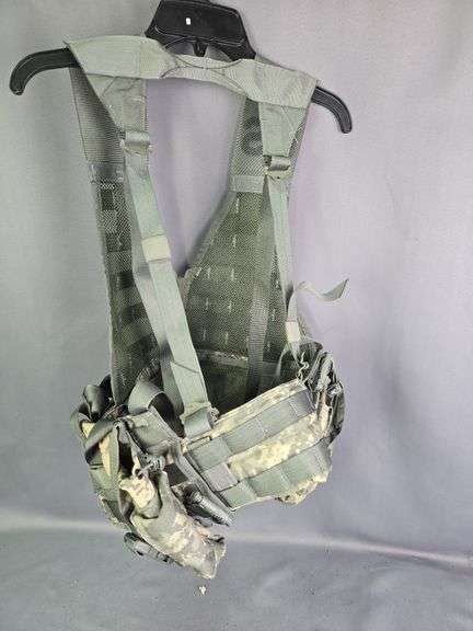 Military Camo Fighting Load Carrier Set - Mayo Auction & Realty