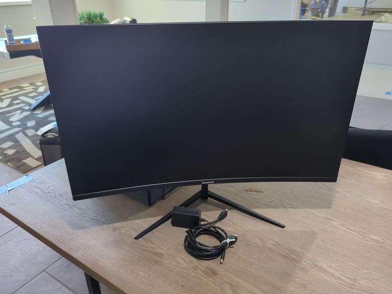 Gawfolk 32" Curved Computer Monitor, Includes Power Cords - Mayo ...