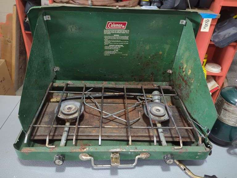 Coleman Propane Camp Stove, LP Lantern, And LP Torch - Mayo Auction ...