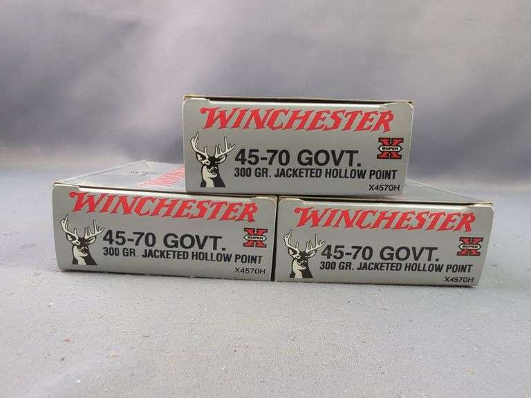 Winchester Super X 45-70 Gov't Ammo, Approx 60 Rds, Local Pickup Only ...