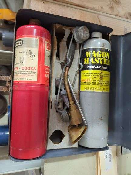 Metal Melting and Soldering Lot - Includes Ladles, Torches, and Fuel ...