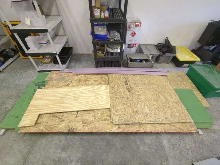 Plywood & OSB Sheathing Boards, Approx. Qty 14 - Mayo Auction & Realty