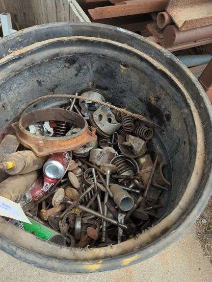 Scrap Metal, Contents Of Barrel And Crate -Inventory - Mayo Auction ...