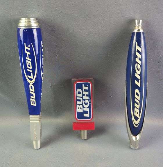 Bud Light Beer Tap Handles, Qty 3 - Mayo Auction & Realty