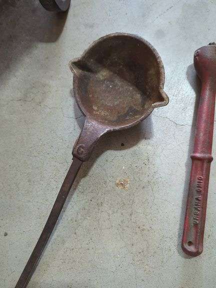 Metal Melting and Soldering Lot - Includes Ladles, Torches, and Fuel ...