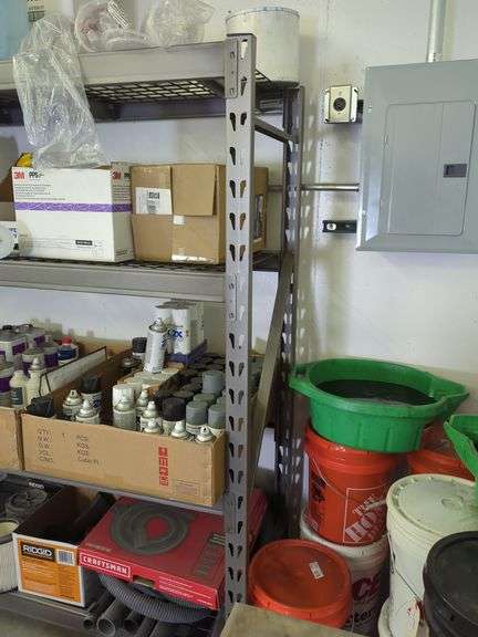 Masterforce Metal Storage Rack - 72" x 77" x 24" - Mayo Auction & Realty