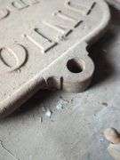 Union Bridge Co. Athens PA. 1891 Cast Iron Sign - Mayo Auction & Realty