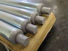 Chrome Finished Metal Tubes with Hardware, 835mm, Qty 4 - Mayo Auction ...