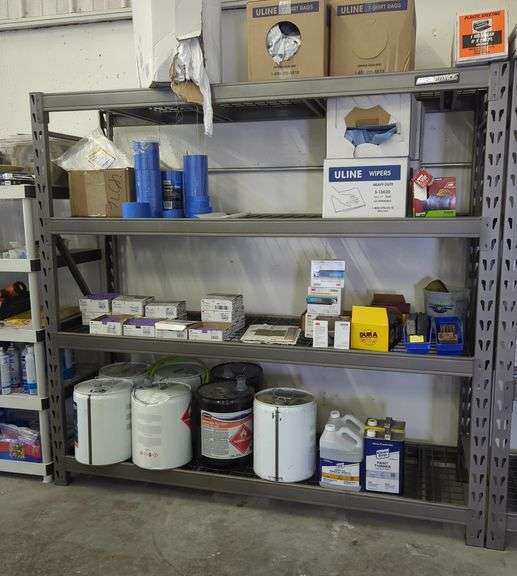 Masterforce Metal Storage Rack - 72" x 77" x 24" - Mayo Auction & Realty