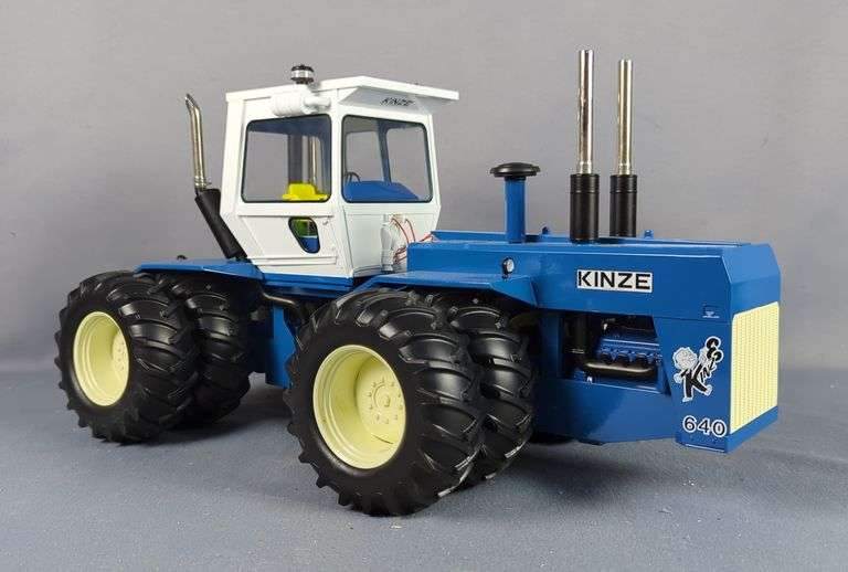 Limited Edition Kinze 640 Big Blue Authentic Twin Diesel Tractor ...