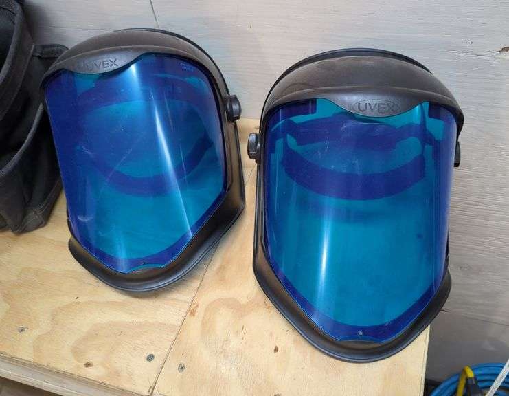 Uvex B-9370+US Face Shields, Qty 2 - Mayo Auction & Realty