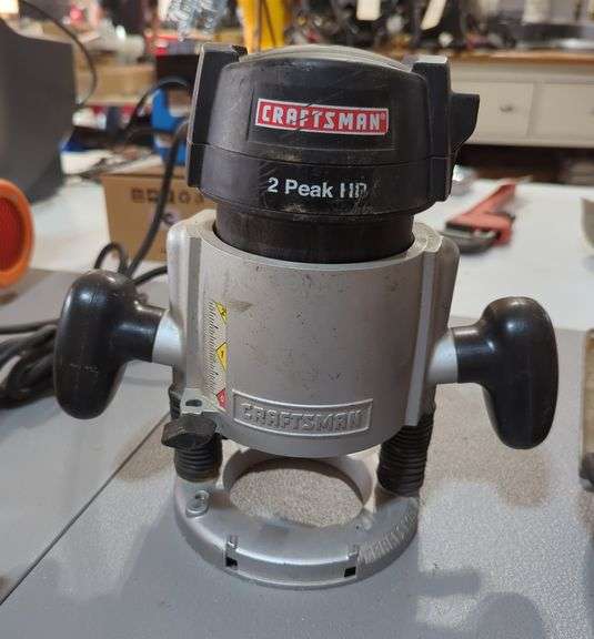 Craftsman 2 Peak HP Router - Mayo Auction & Realty