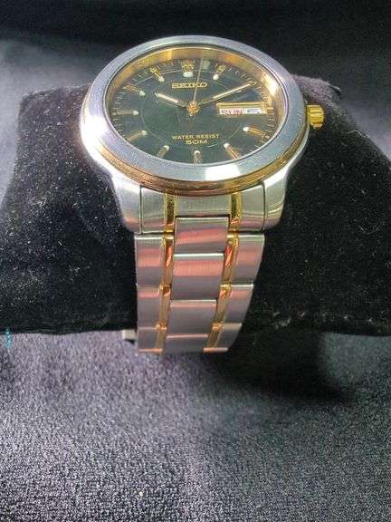 Seiko Two-Tone Stainless Steel Watch - Mayo Auction & Realty