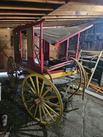 Antique Henderson Style Mudwagon/ Stagecoach, Needs Restoration - Mayo ...
