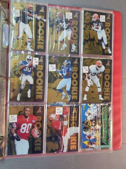 Football Card Collection in Album - Mayo Auction & Realty