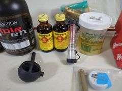 Muzzle Loader Accessories Including Powder, Bullets, Tools, Pecussion ...