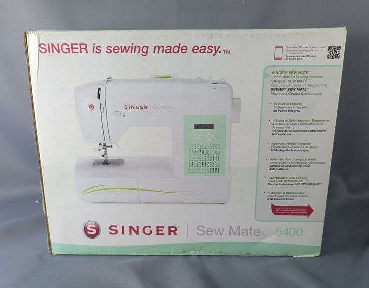 Singer Sew Mate 5400 Sewing Machine - Mayo Auction & Realty
