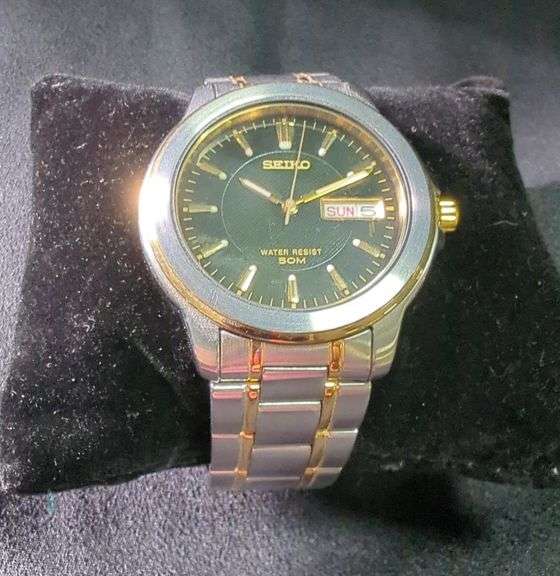 Seiko Two-Tone Stainless Steel Watch - Mayo Auction & Realty