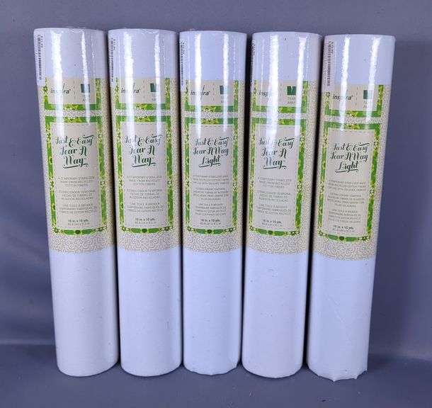 Inspira Fast & Easy Tear Away Stabilizer Rolls - Mayo Auction & Realty