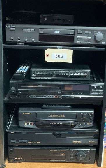 GE DVD Player, HQ VHS Player, Sansui VHS Player, SONY VHS Player ...