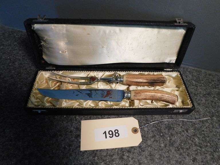 Carving Knife & Fork, Solingen Germany - Thomas R. Hunt Auctioneers