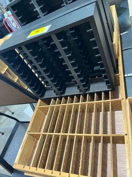 4 Ellison Die Cut Storage Racks + 2 Wood Tape Cassette Racks - SOLDasap LLC