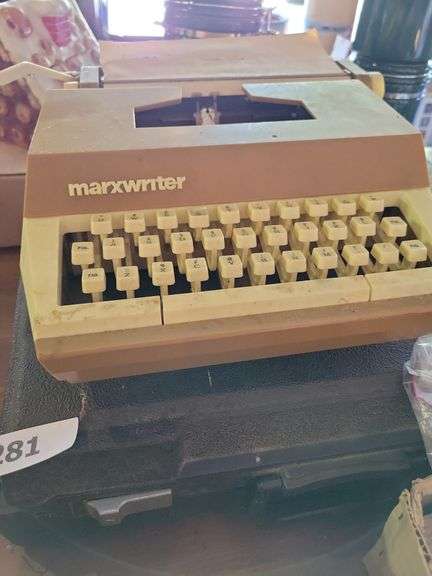 Vintage Marxwriter and Smith Corona Typewriters, Pencil Sharpener ...