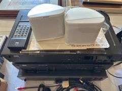 NAD Tuner, Amplifier, disc player, 2 bose speakers, dvd/vhs player, dvd ...